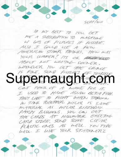 Richard Ramirez Handwritten Letter Autographed | Supernaught