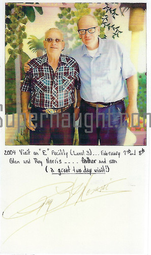 Roy Norris Signed 2004 Prison Photo | Supernaught