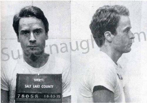 Ted Bundy Salt Lake City Utah 1975 Mugshot Photo | Supernaught