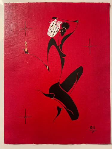 Alphonso Howard Lady Painting | Supernaught