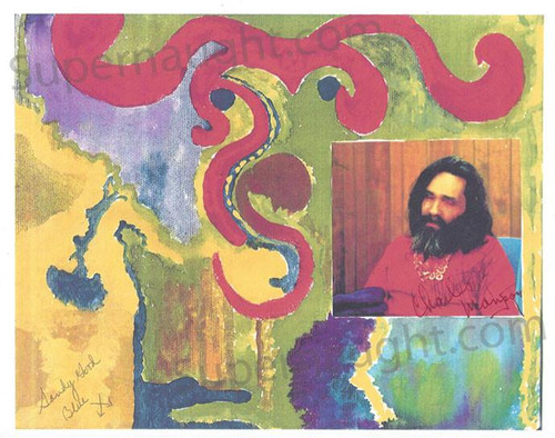 Charles Manson Sandy Good Signed Artwork Print