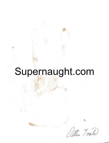 Ottis Toole Left Hand Print Signed | Supernaught