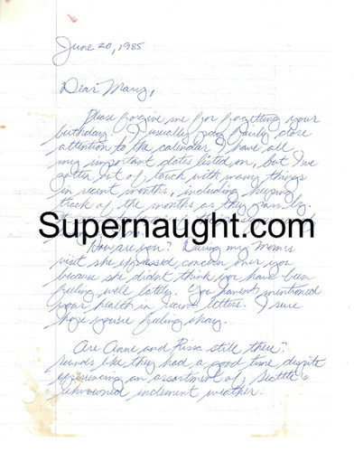 Ted Bundy Signed Four Page Letter | Supernaught