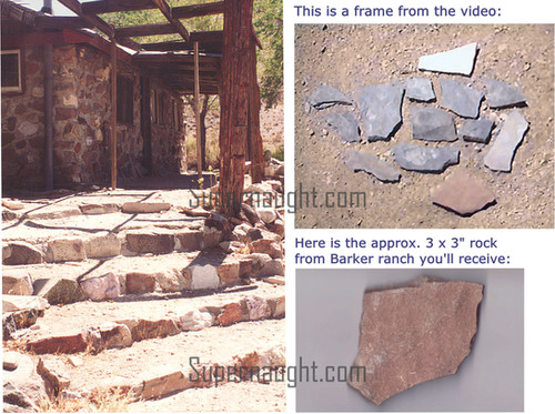 Charles Manson Family Barker Ranch Rock With DVD | Supernaught