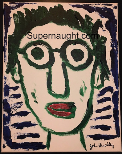 John Hinckley Signed Painting | Supernaught