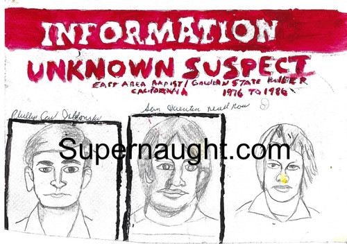 Phillip Jablonski East Area Rapist Painting Signed | Supernaught