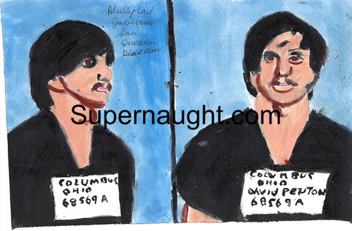 Phillip Jablonski David Penton Arrest Portrait Signed | Supernaught