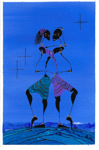 Alphonso Howard Symphony Card Painting 10 | Supernaught