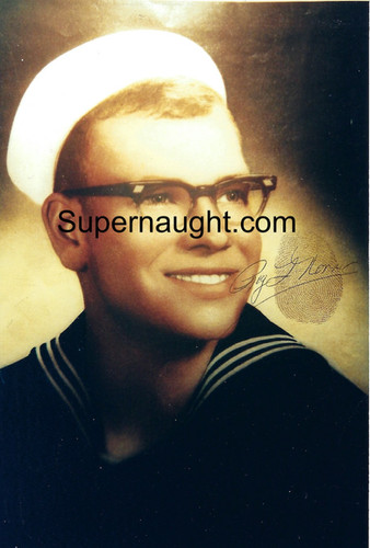 Roy Norris Navy Photo Signed With Thumbprint | Supernaught