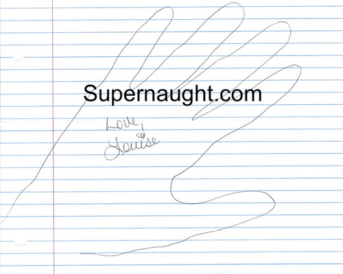 Louise Turpin Signed Hand Tracing | Supernaught