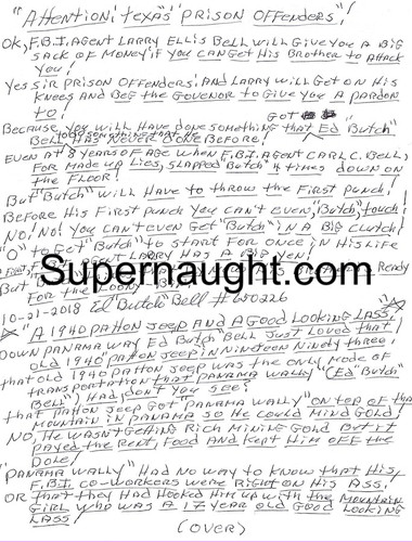 Edward Bell Attention Prison Offenders Signed | Supernaught