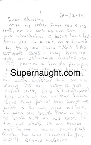 Steven Kasler Signed 10 Page Letter to Christa Pike | Supernaught