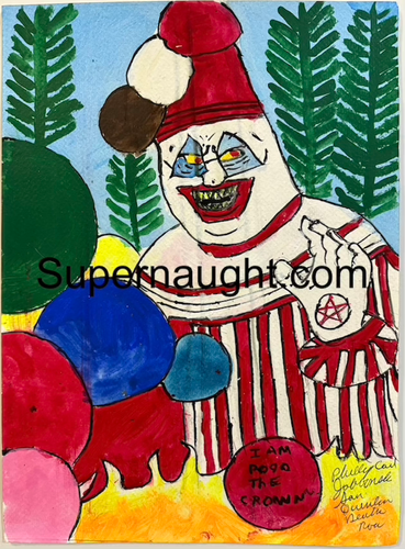 Phillip Jablonski Pogo the Clown Painting Signed | Supernaught