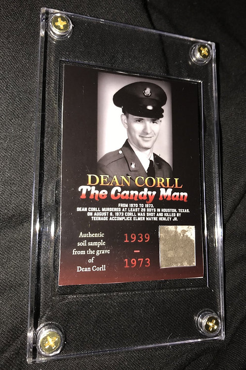 Dean Corll Grave Dirt Collector's Card