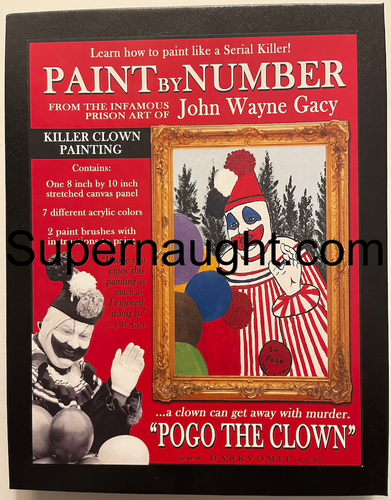 Pogo the Clown John Wayne Gacy Paint By Numbers | Supernaught