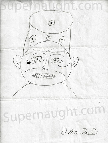 Ottis Toole Bizarre Drawing Signed | Supernaught