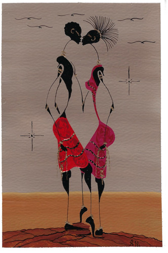 Alphonso Howard Symphony Card Painting 1 | Supernaught