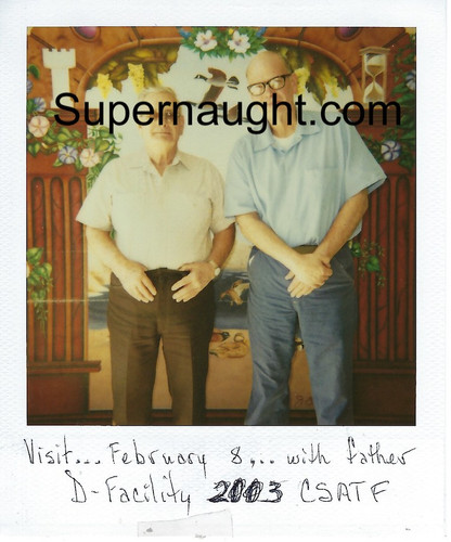 Roy Norris and Dad Polaroid with Writing | Supernaught