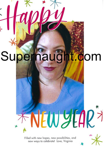 Virginia Krall Happy New Year Photo Signed | Supernaught
