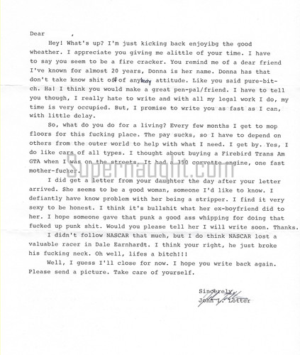 John Lotter Signed Letter with Envelope Set | Supernaught