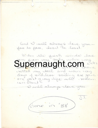 Jack Trawick Poem His Copy | Supernaught