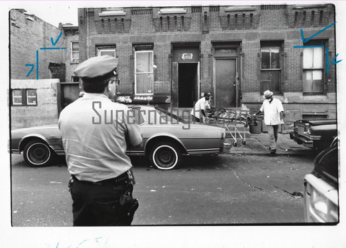 Harrison Graham Body Carried From Apartment 1987 Photo