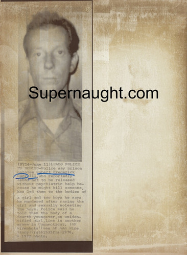 Robert Carr Serial Killer Press Photo | Supernaught