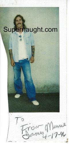 James Munro Signed Polaroid | Supernaught