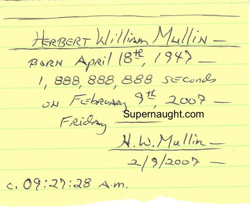 Herbert Mullin Statistics Signed | Supernaught