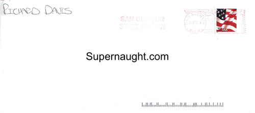 Richard Allen Davis Signed Envelope | Supernaught