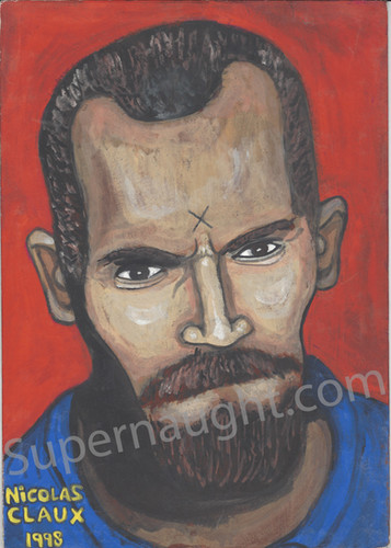 Nico Claux Charles Manson Portrait Signed