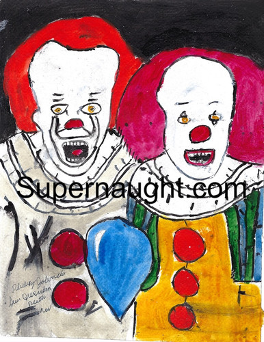 Phillip Jablonski Pennywise Painting Signed | Supernaught