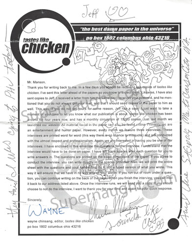 Charles Manson Prison Kite with Drawing Signed | Supernaught