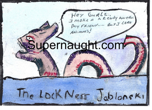 Phillip Jablonski Lochness Monster Artwork | Supernaught