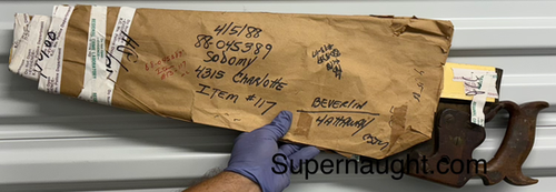 Robert Berdella Saw with Evidence Bag From His Home 4315 Cha | Supernaught