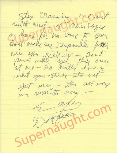 Charles Manson One Page Letter Signed | Supernaught