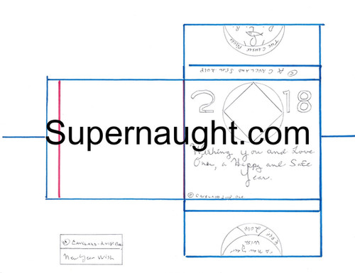 Dennis Rader New Year Artwork Signed | Supernaught