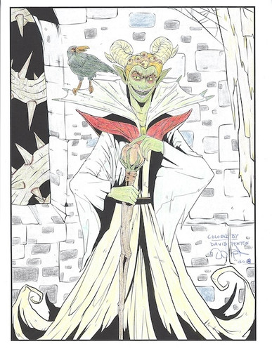 David Penton Green Monster Signed Five Times | Supernaught