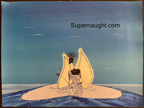 Alphonso Howard Brown Symphony Art Painting | Supernaught