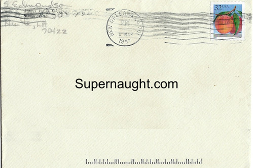 Sarah Edmondson Signed Prison Envelope with Bio | Supernaught