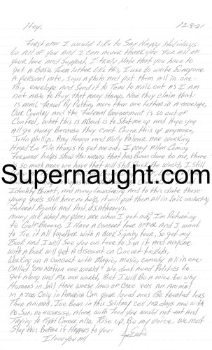 Tiger King Letter and Envelope Set Joe Exotic | Supernaught