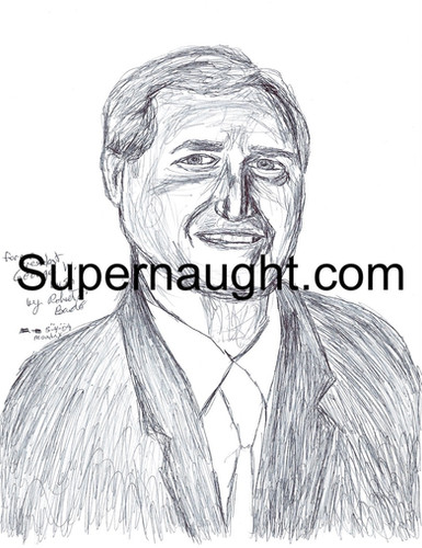 Robert Bardo President George W Bush Portrait Signed | Supernaught