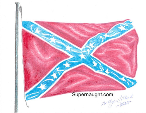 Bobby Ray Gilbert Confederate Flag Artwork | Supernaught
