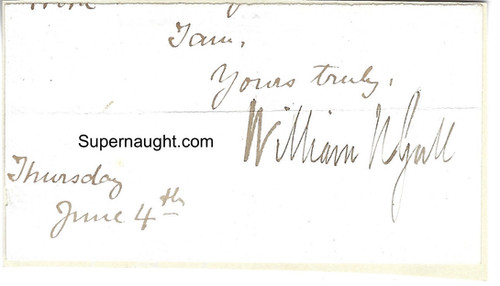 Sir William Gull Autograph Jack the Ripper Suspect | Supernaught