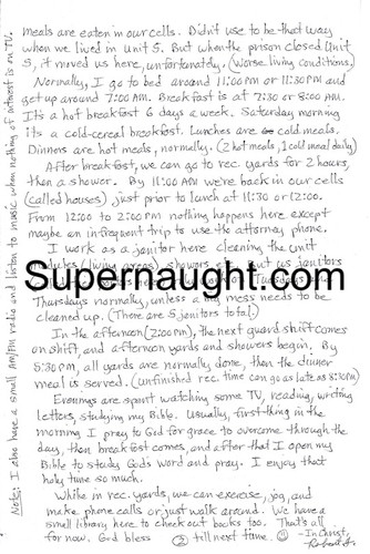 Robert Yates Signed Letter | Supernaught
