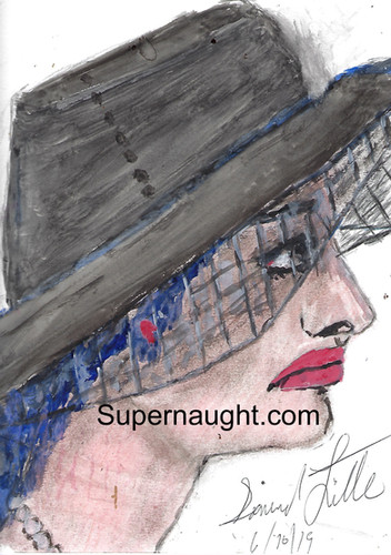 Samuel Little Signed Female Portrait Artwork | Supernaught