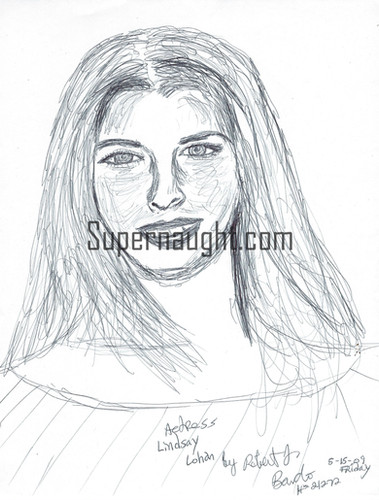 Robert Bardo Lindsay Lohan Artwork Signed | Supernaught