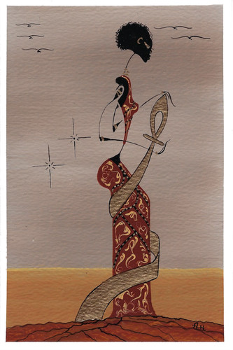 Alphonso Howard Symphony Card Painting 40 | Supernaught