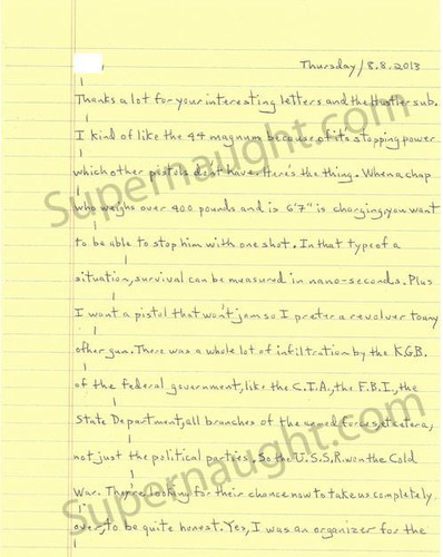 Joseph Paul Franklin Letter and Envelope Set Both Signed
