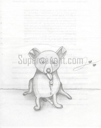 Jack Trawick Signed Drawing of a Dog | Supernaught